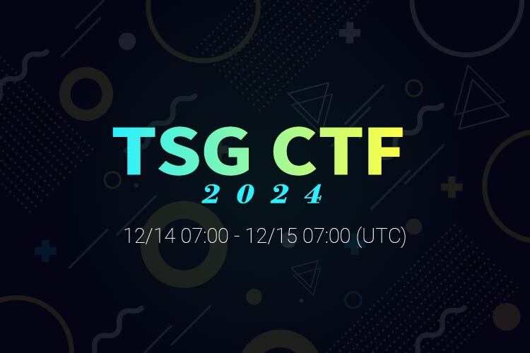Github Tsg Uttsgctf The Full Set Of Files That Supported Tsg Ctf Challenges